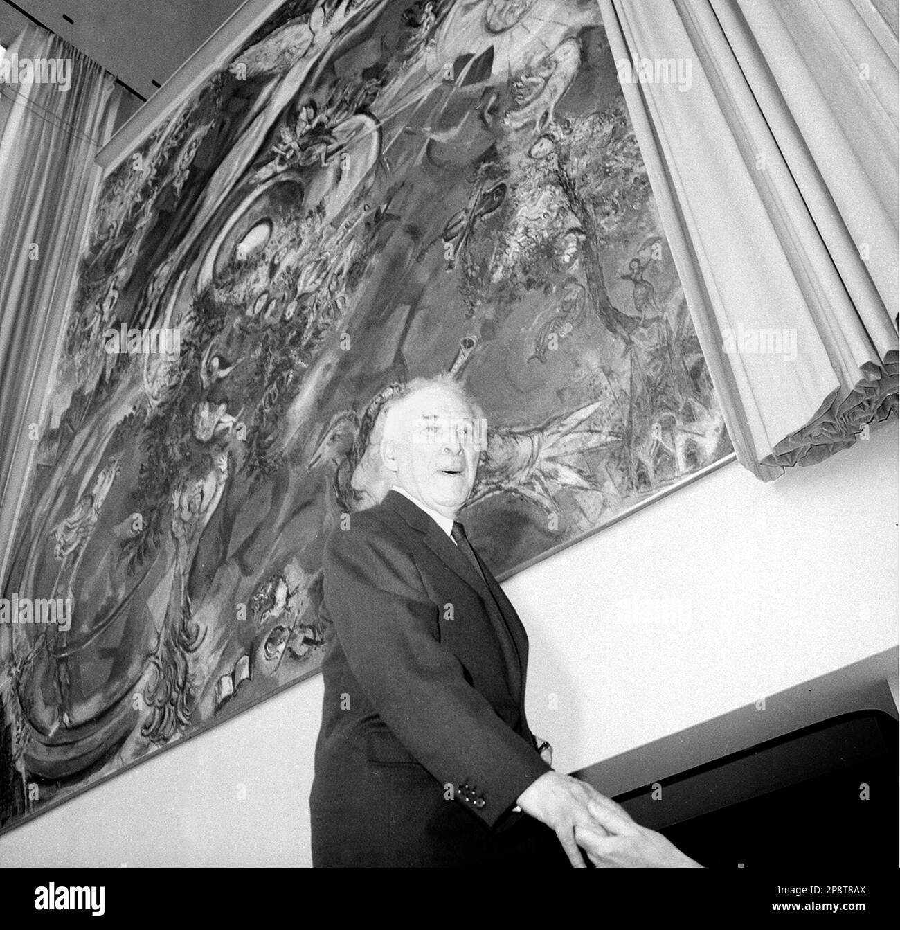 ** FILE ** In this file photo of Sept. 8, 1966, Marc Chagall poses by ...
