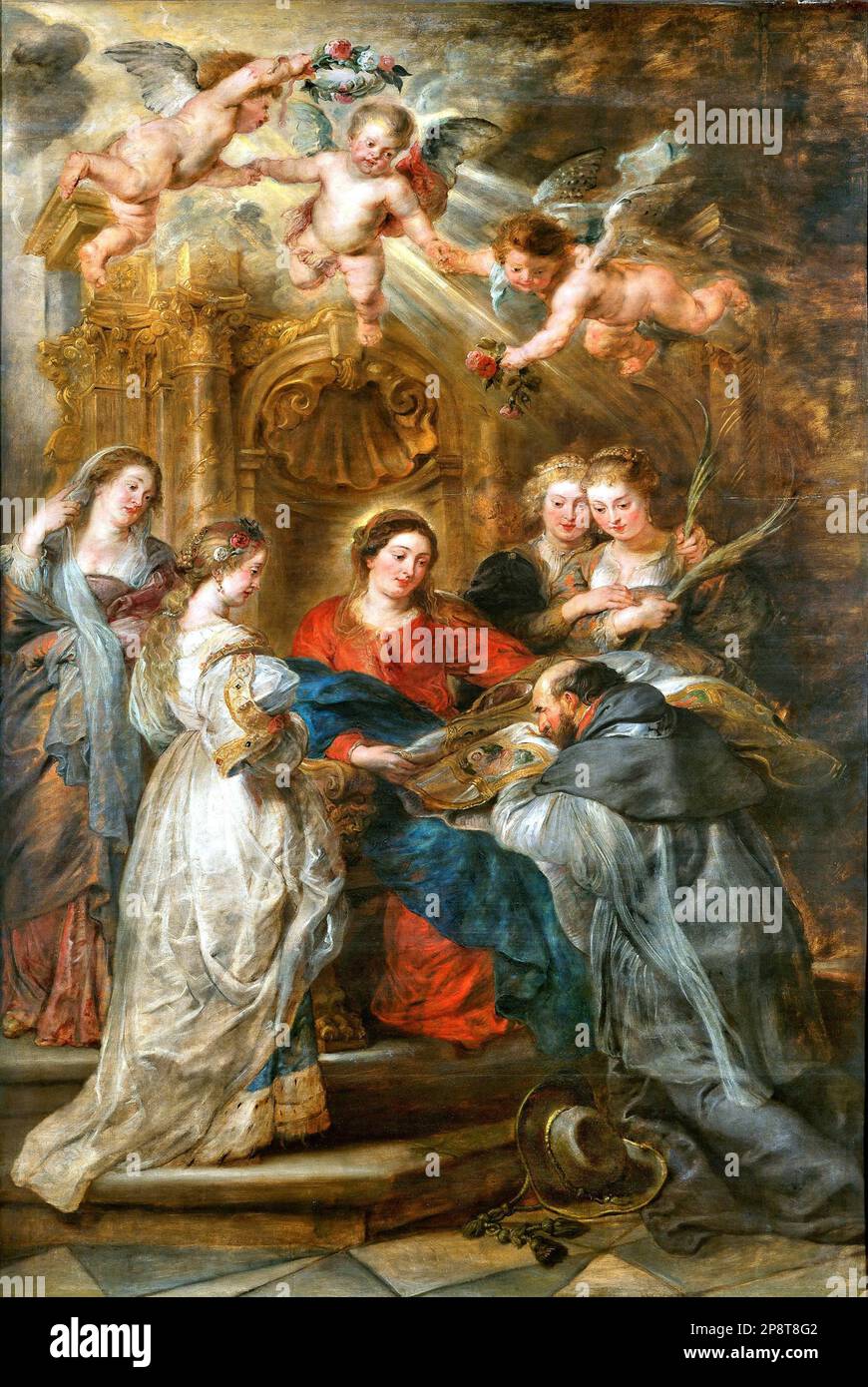 The Triptych of St. Ildefonso (1630 - 1632) by Peter Paul Rubens Stock Photo - Alamy