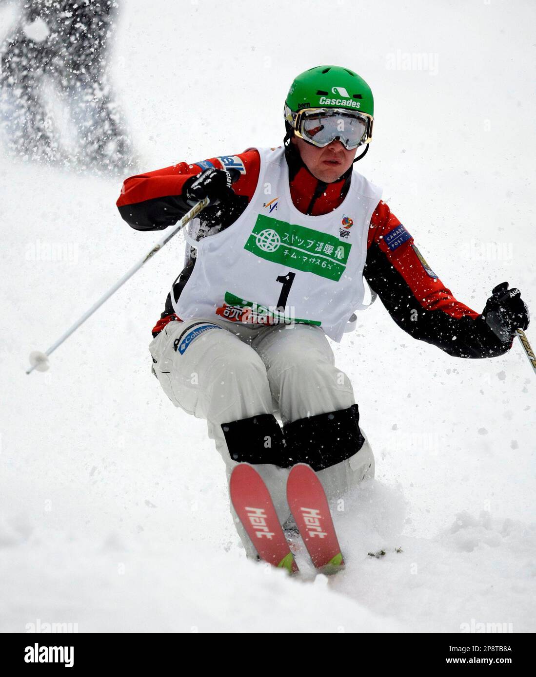 World number one Alexandre Bilodeau of Canada practices during the ...
