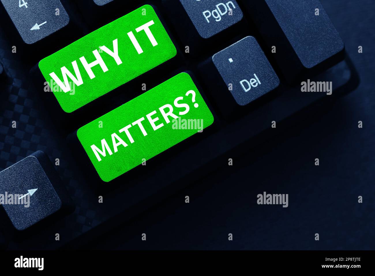 Sign displaying Why It Matters. Business overview Important Reasons to ...