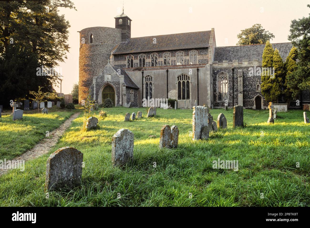 Wortham church Suffolk, view of the medieval church of St Mary in ...