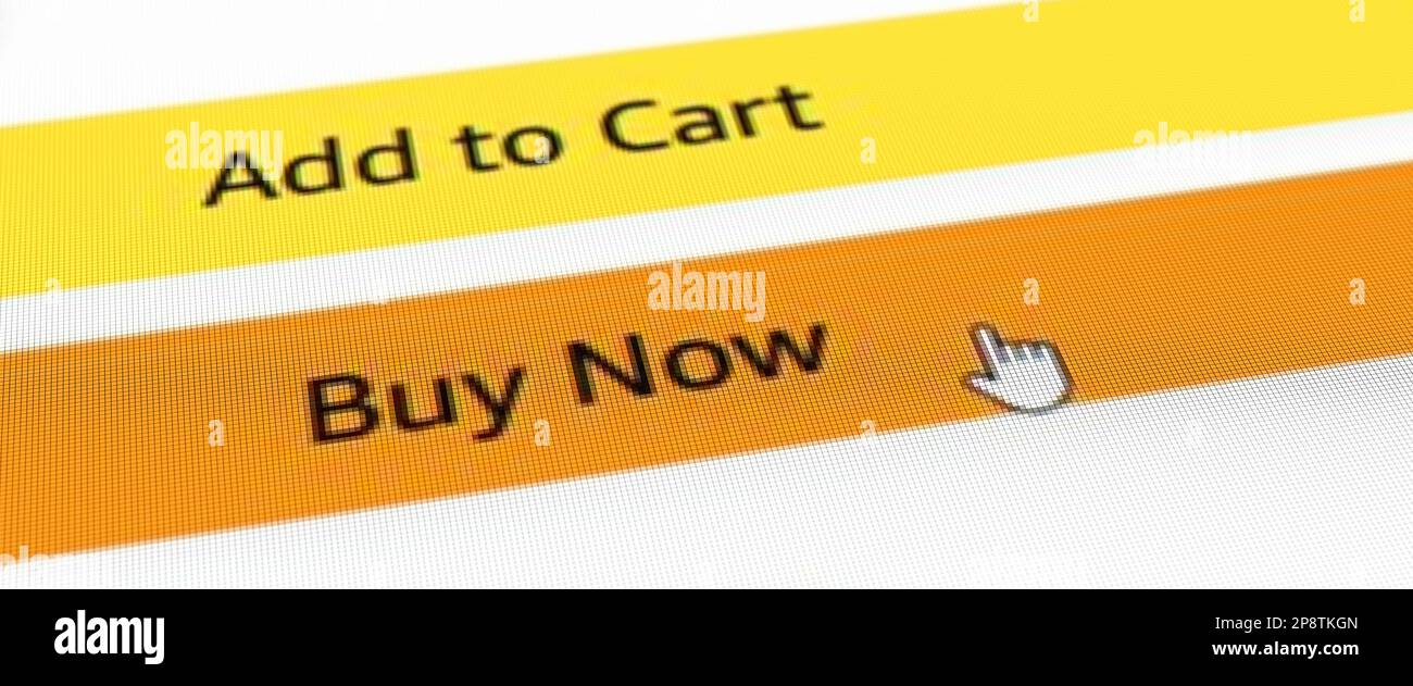 Buy now screen hi-res stock photography and images - Alamy