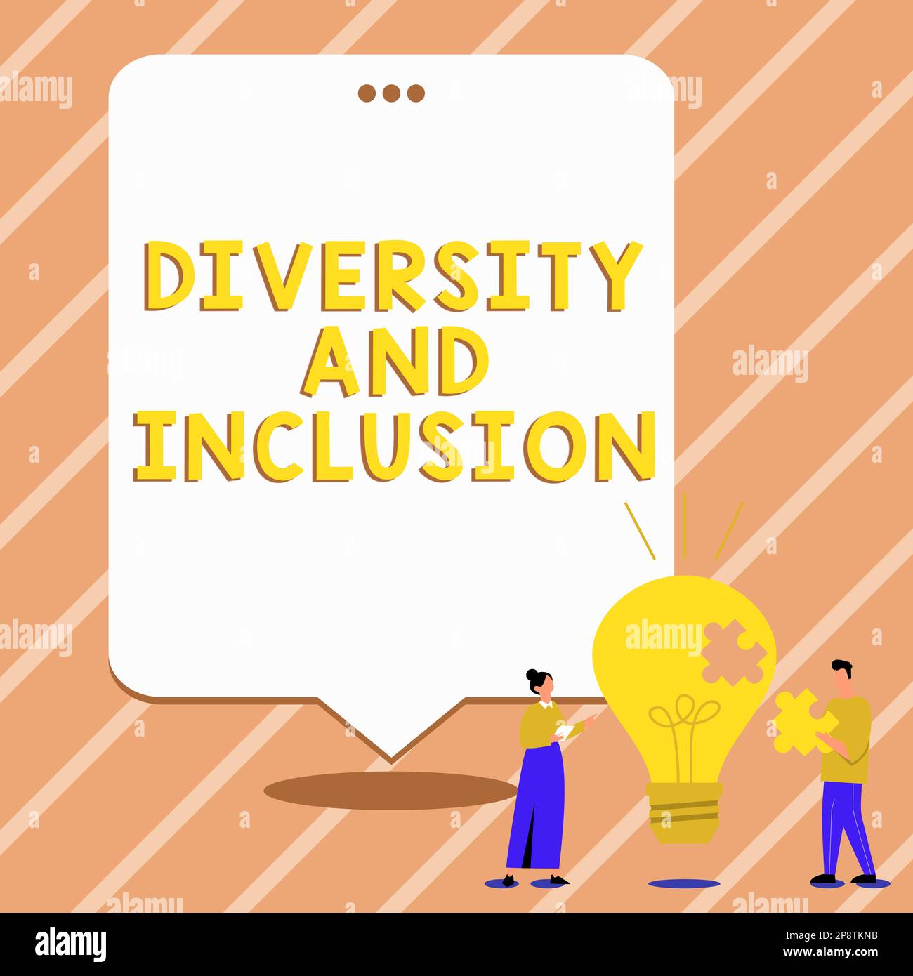 Conceptual caption Diversity And Inclusion. Concept meaning range human ...