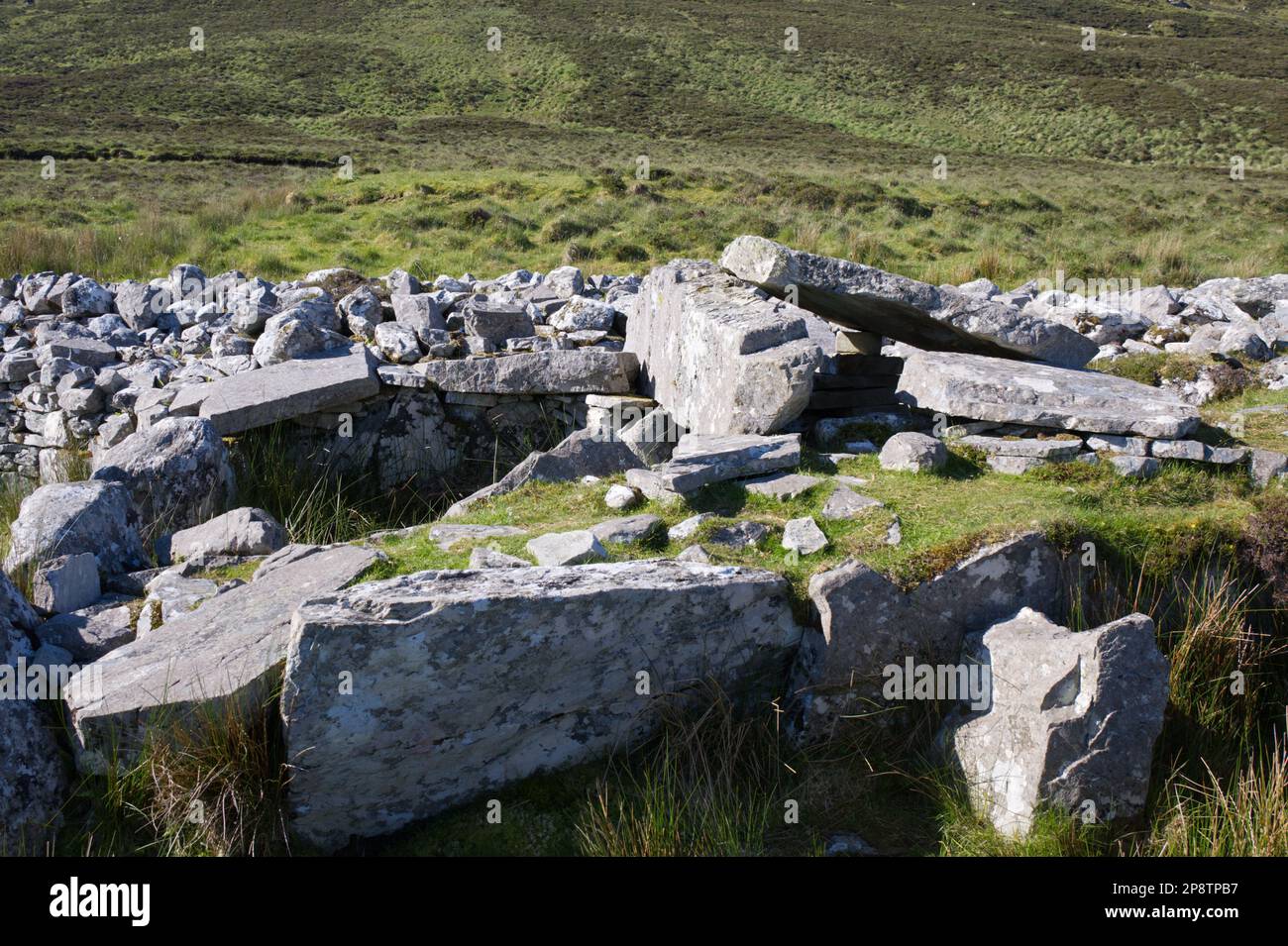Cloghanmore Megalithic Court Tomb at Malin More County Donegal EIRE ...