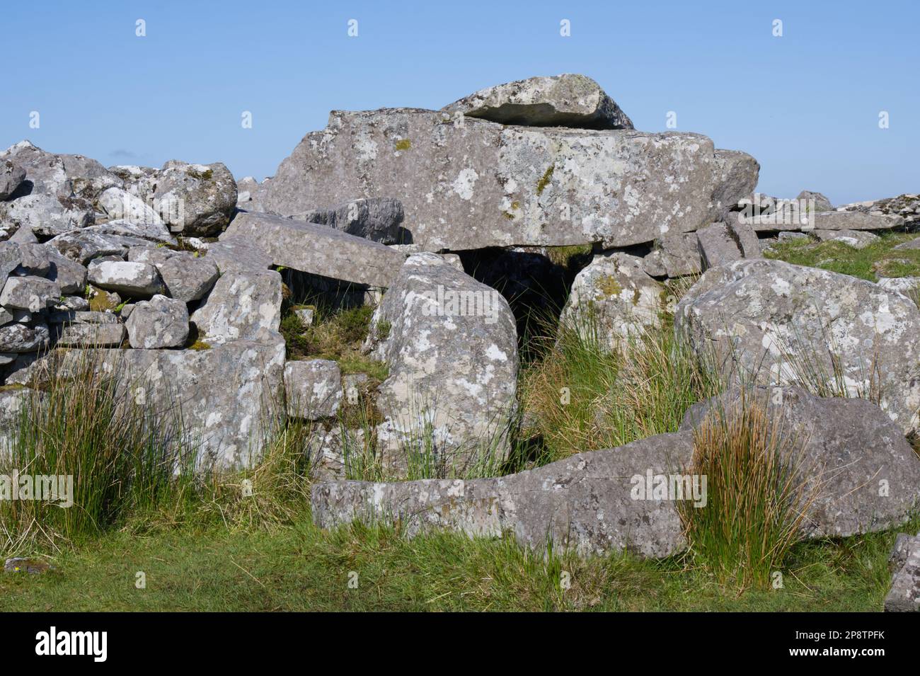 Cloghanmore Megalithic Court Tomb at Malin More County Donegal EIRE ...