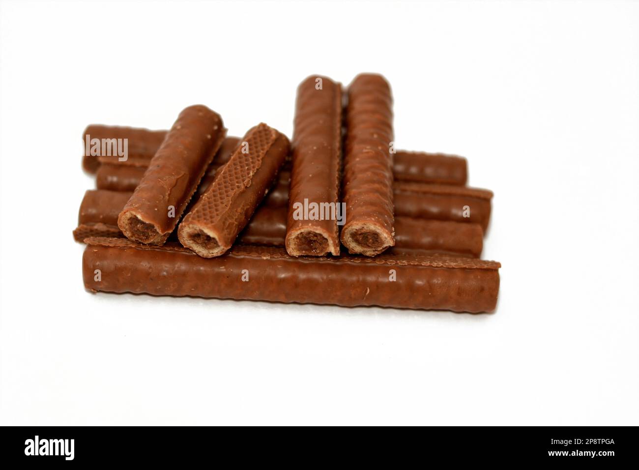 A creamy chocolate bars that has a velvety chocolate filling inside a ...
