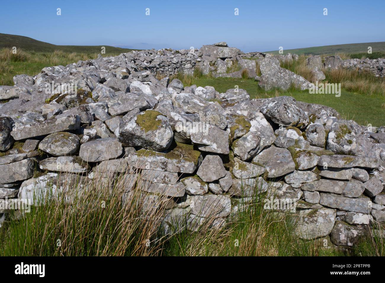 Cloghanmore Megalithic Court Tomb at Malin More County Donegal EIRE ...