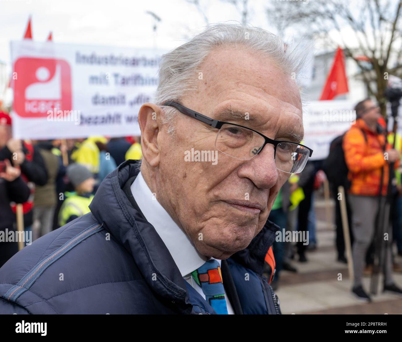 Meitingen, Germany. 09th Mar, 2023. Max Aicher, founder of the Max ...