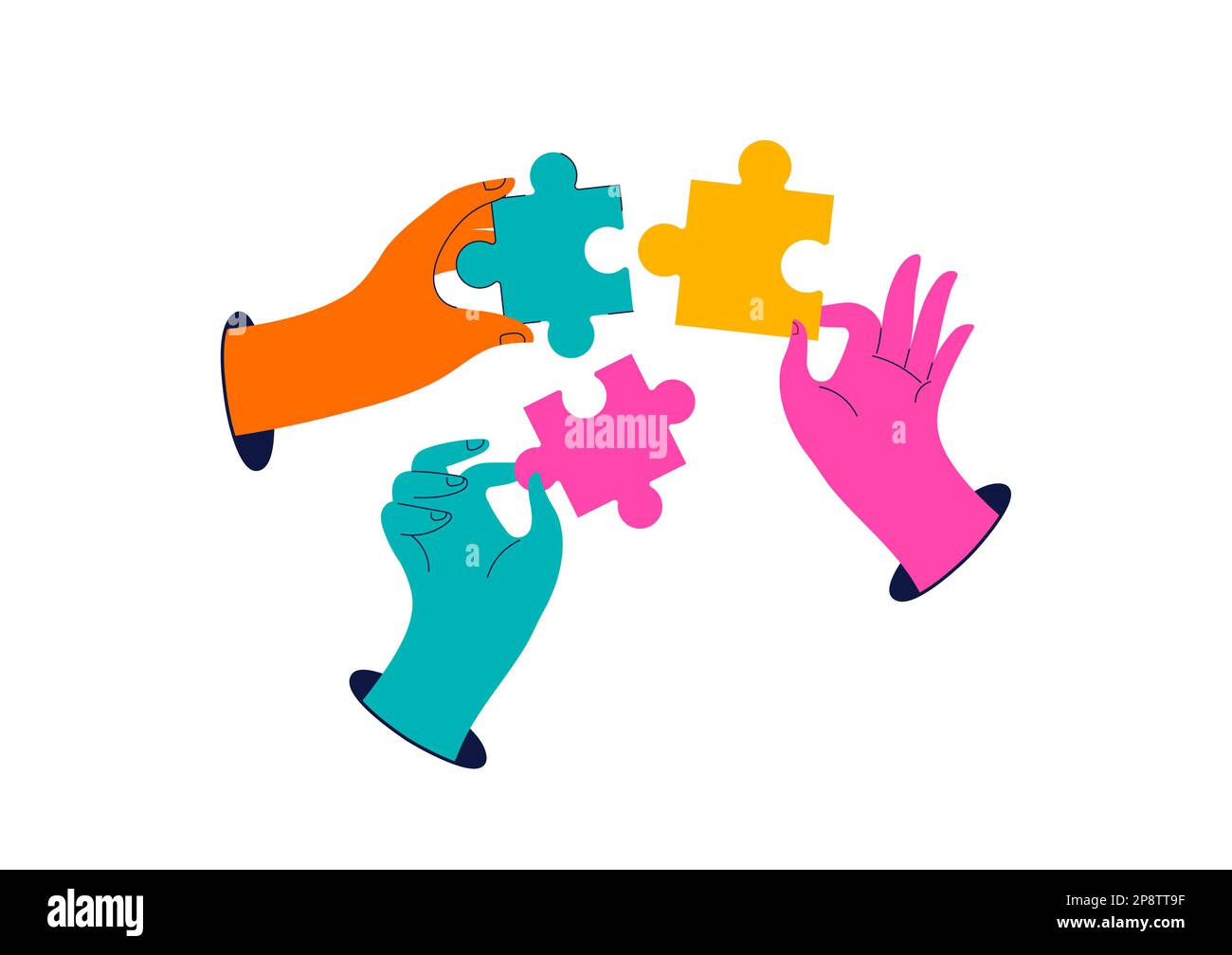 Jigsaws Stock Vector Images - Alamy