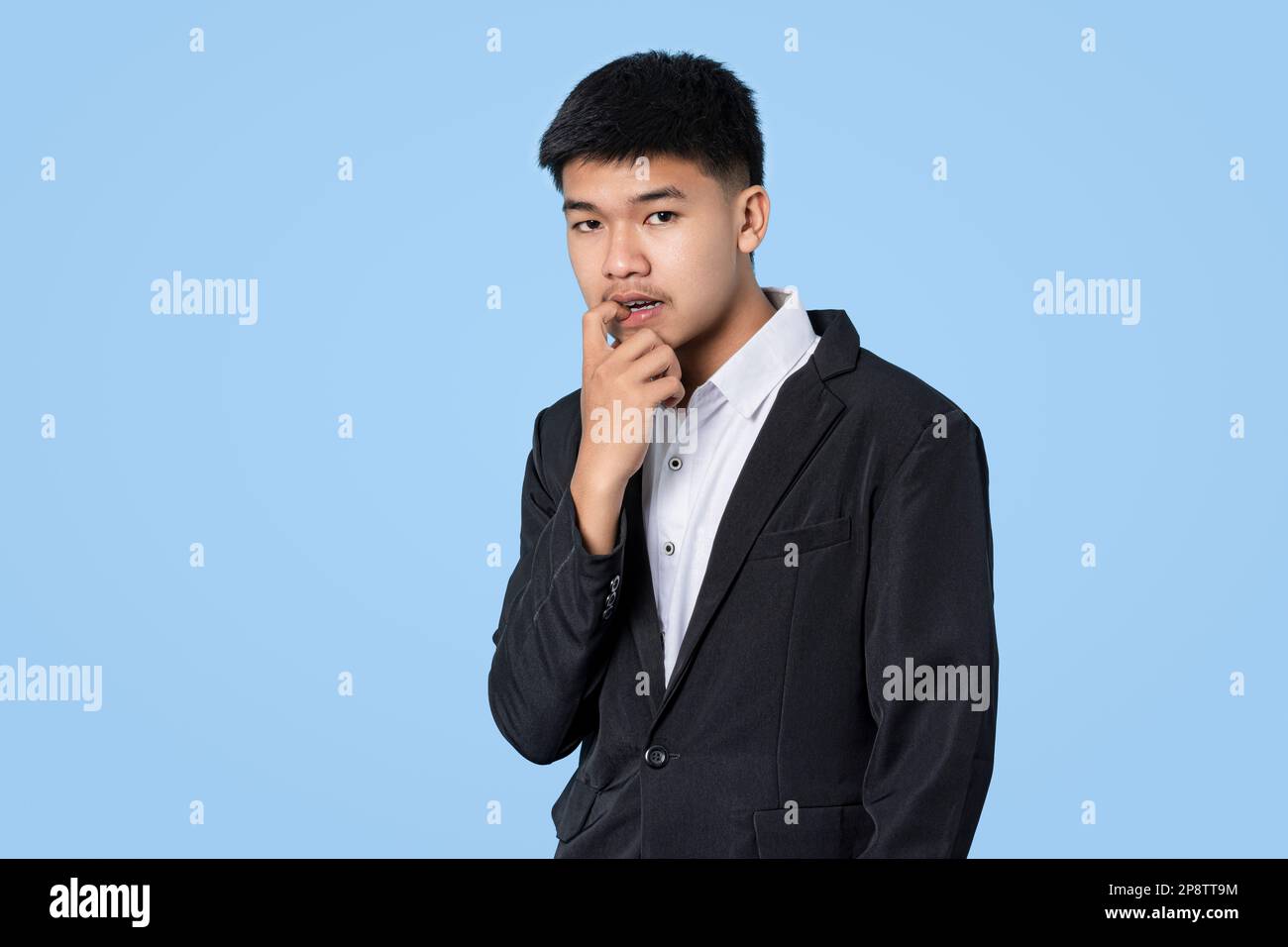 Asian men stress hi-res stock photography and images - Alamy
