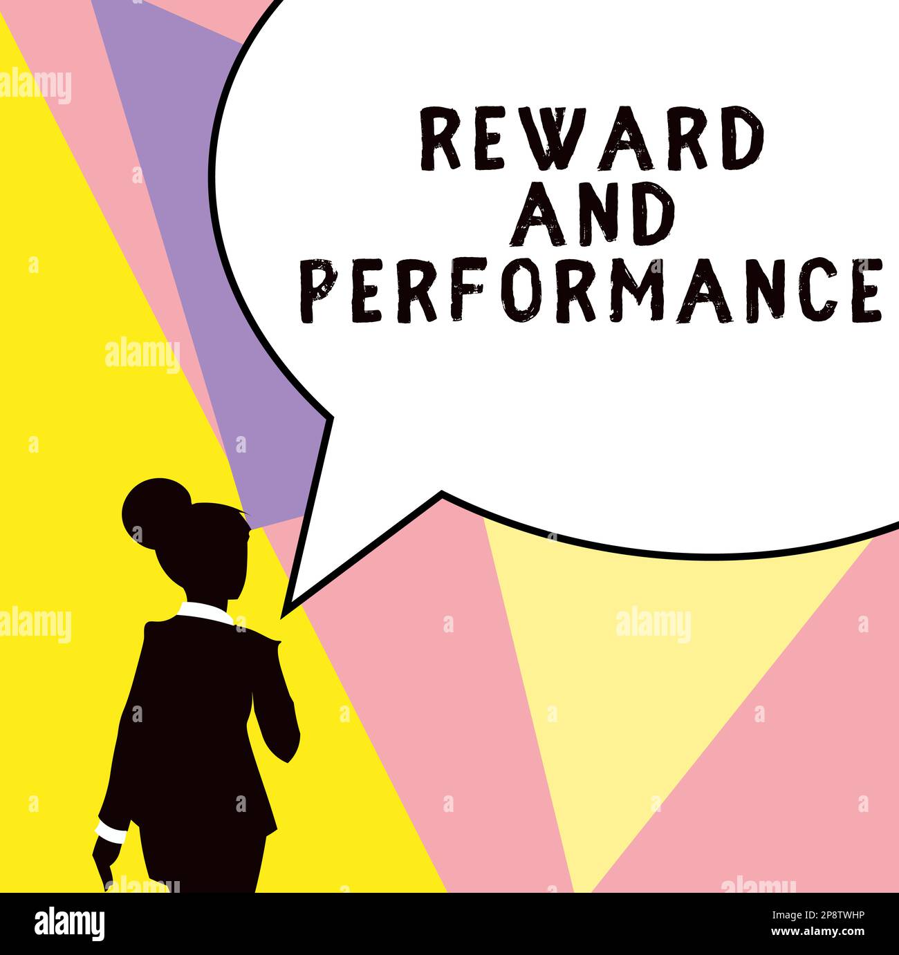 Conceptual caption Reward And Performance. Business idea Given in ...