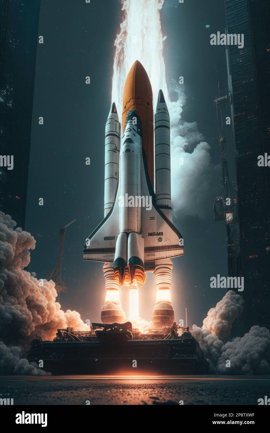 Space Shuttle Take Off