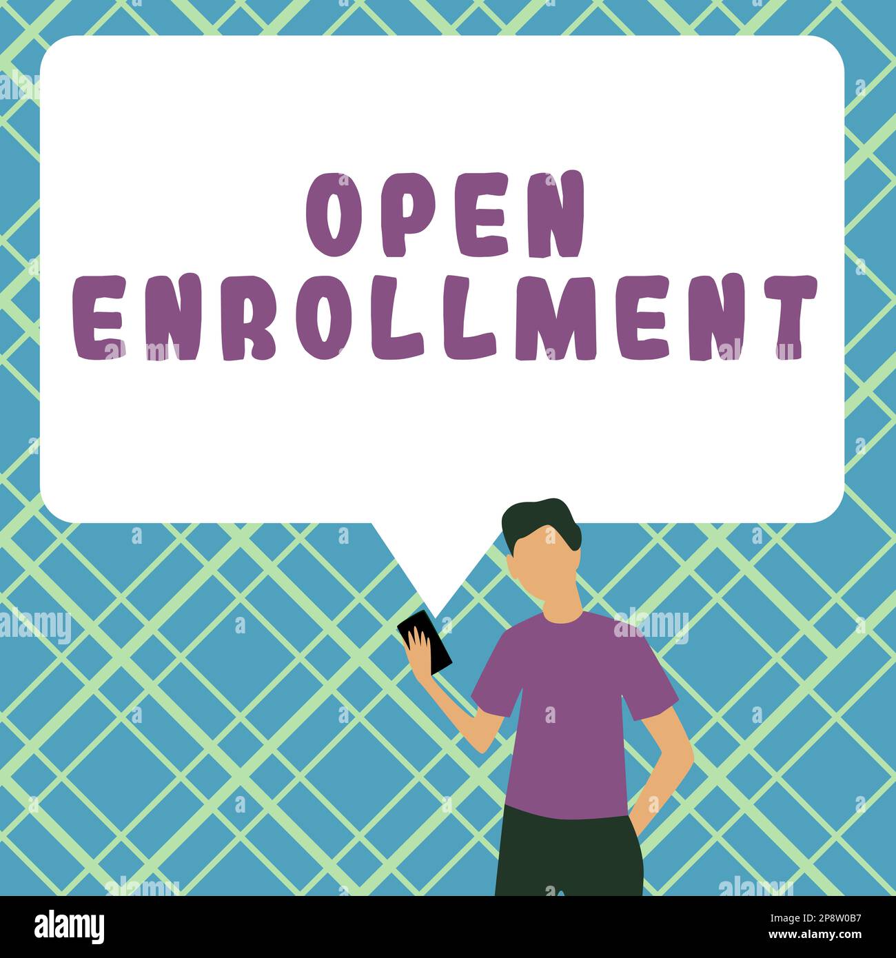 Inspiration showing sign Open Enrollment. Business approach The yearly ...