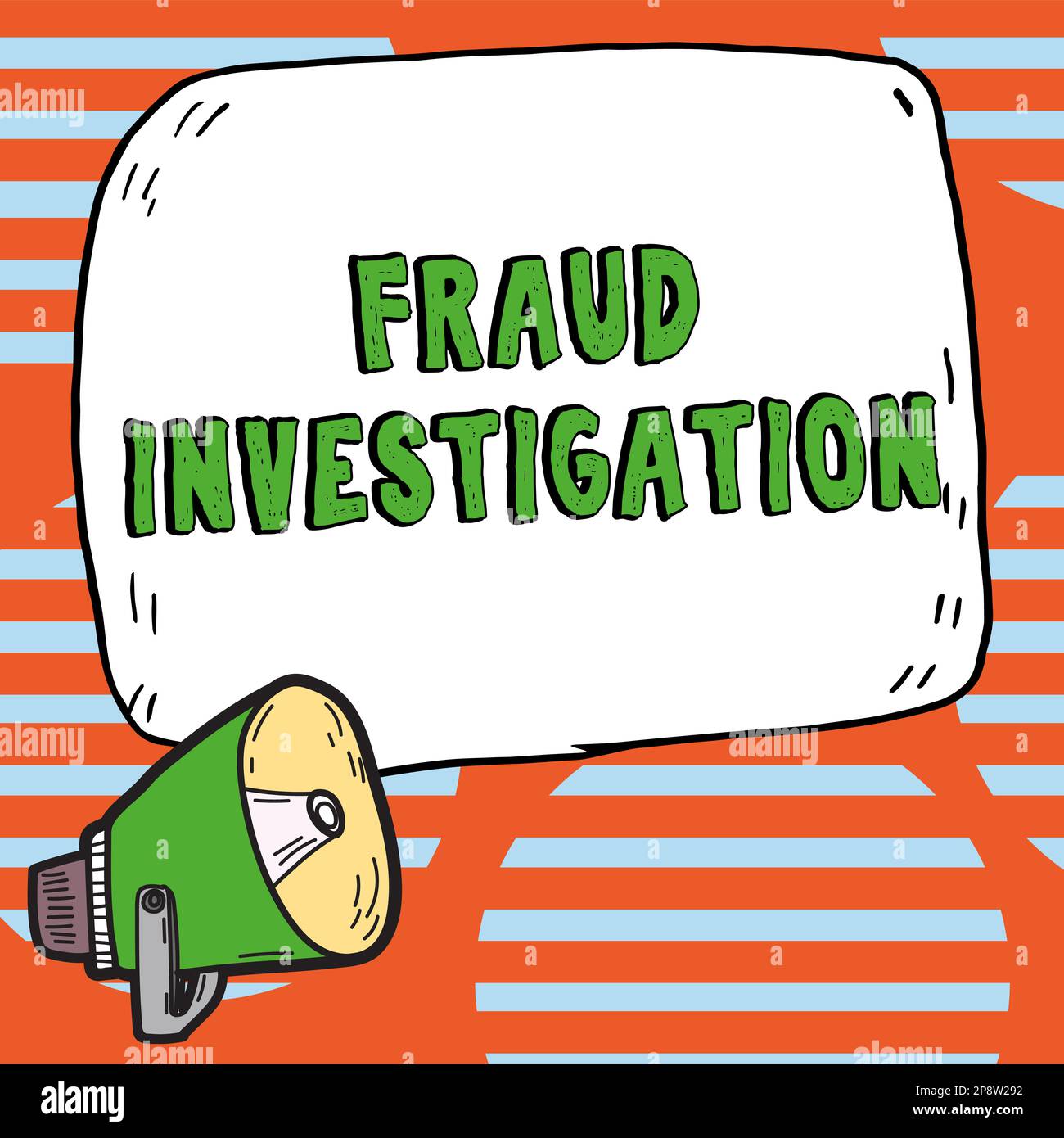 Handwriting text Fraud Investigation. Word for process of determining ...