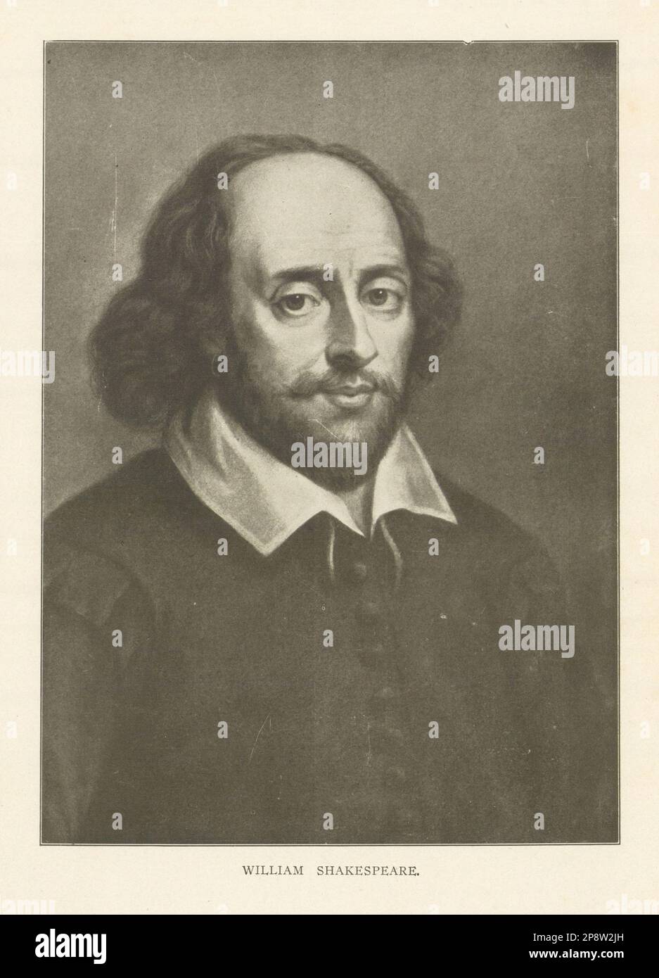 William Shakespeare. England 1907 old antique vintage print picture ...