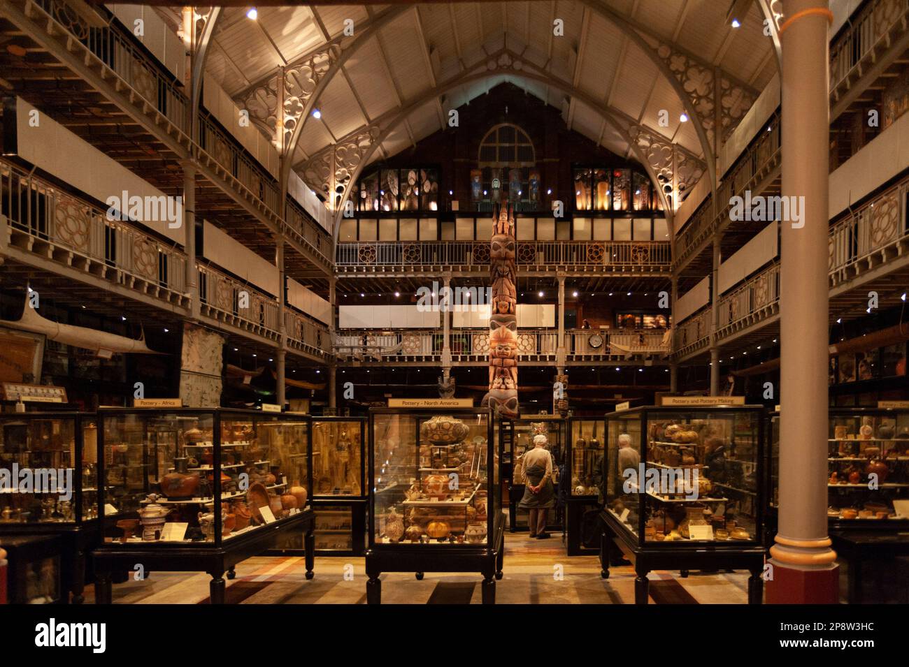 Looking into the Pitt Rivers Museum, Oxford, UK Stock Photo - Alamy