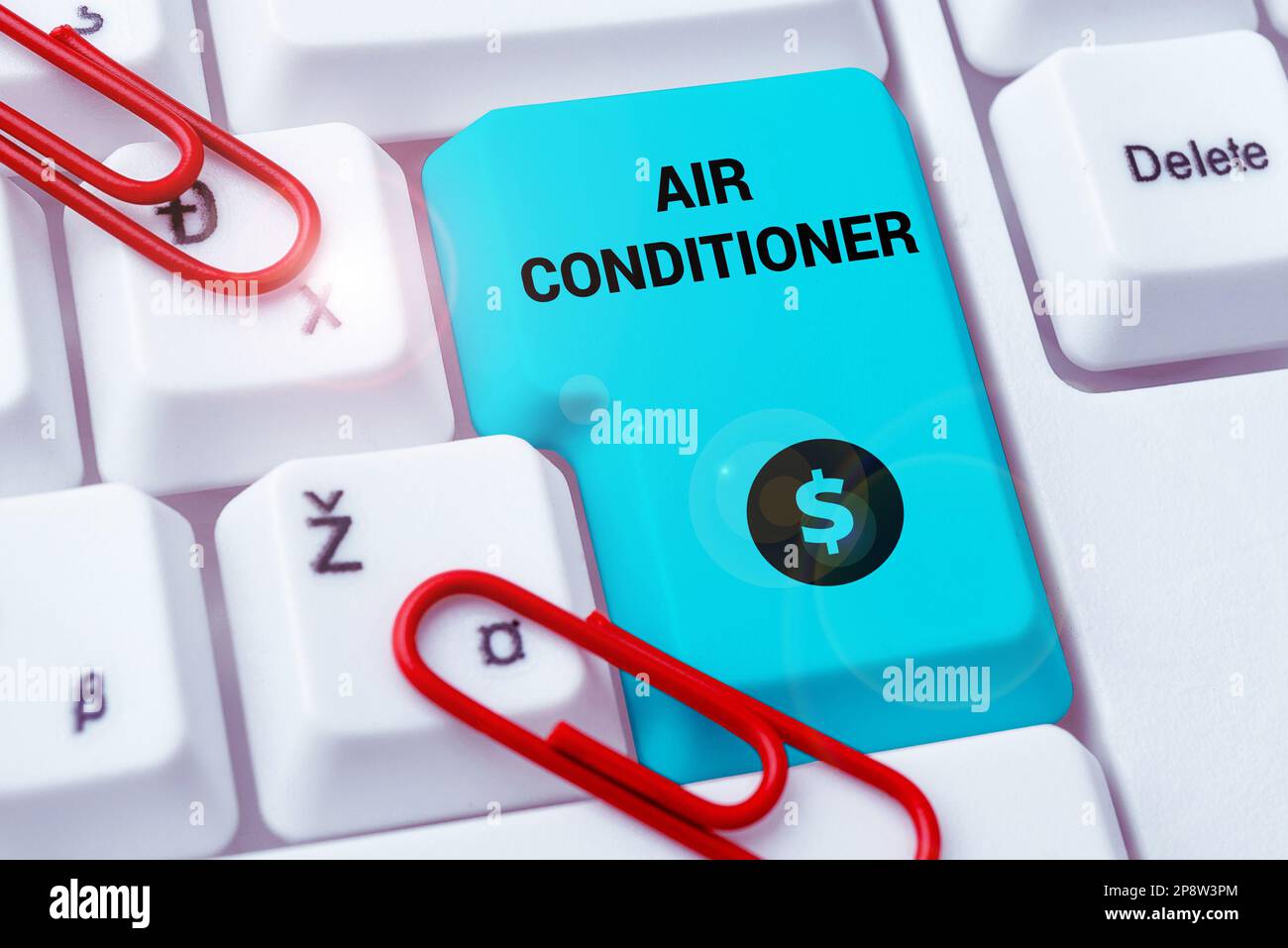 Hand writing sign Air Conditioner. Business approach apparatus for ...