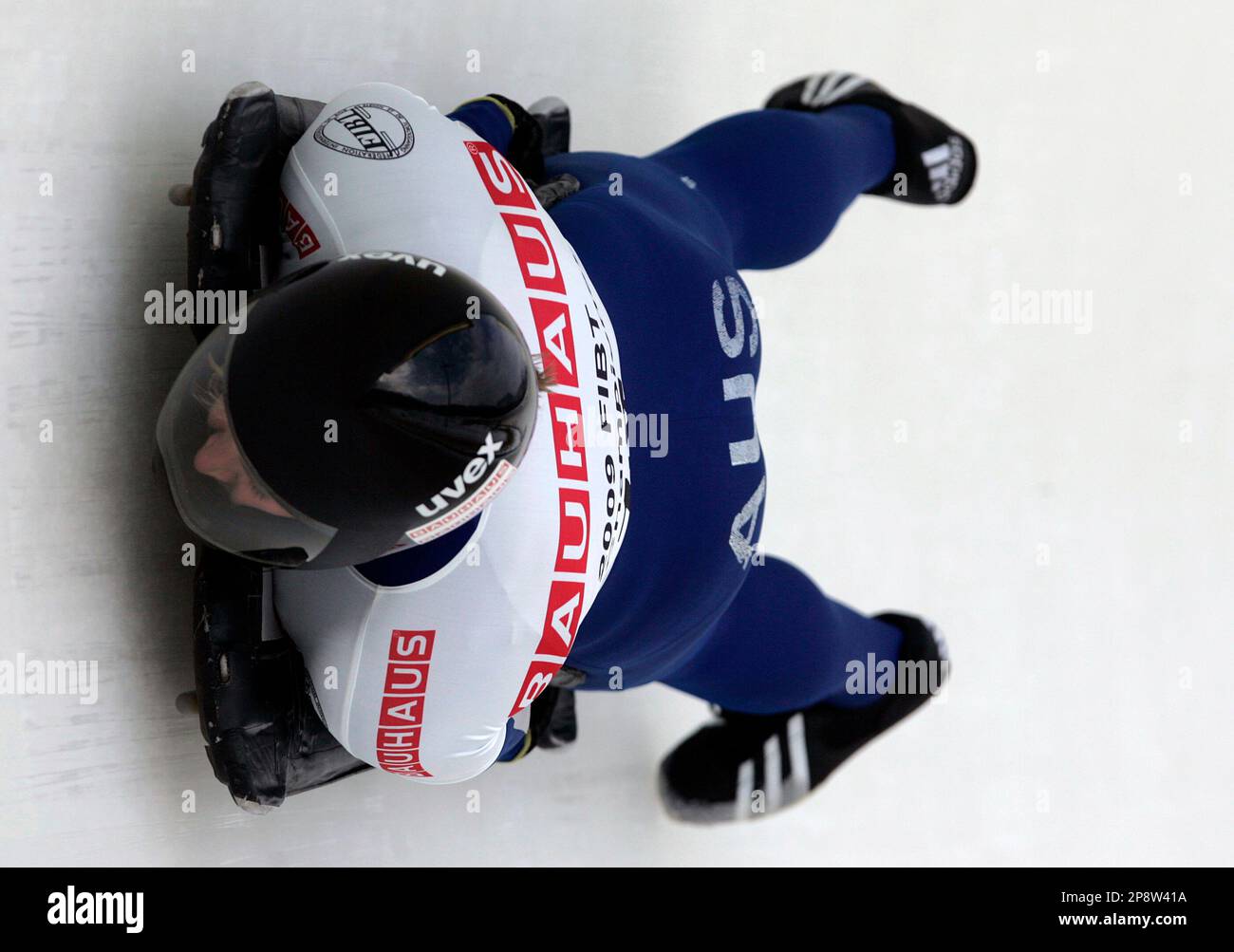 Australia's Emma Lincoln-Smith takes her second run during the women's ...
