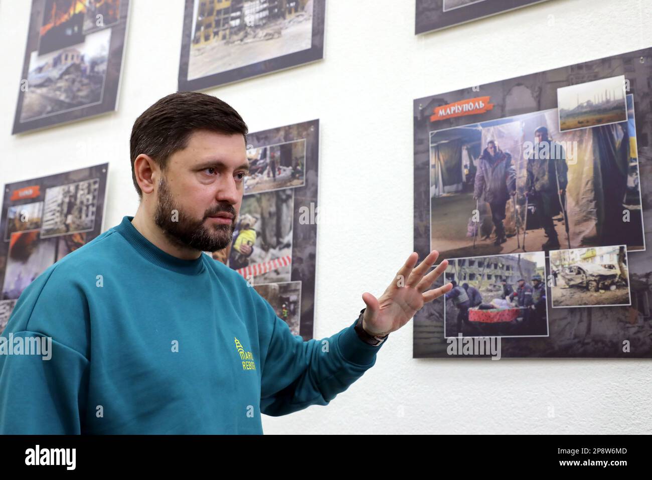 Non Exclusive: KYIV, UKRAINE - MARCH 9, 2023 - Mariupol city head Vadym ...