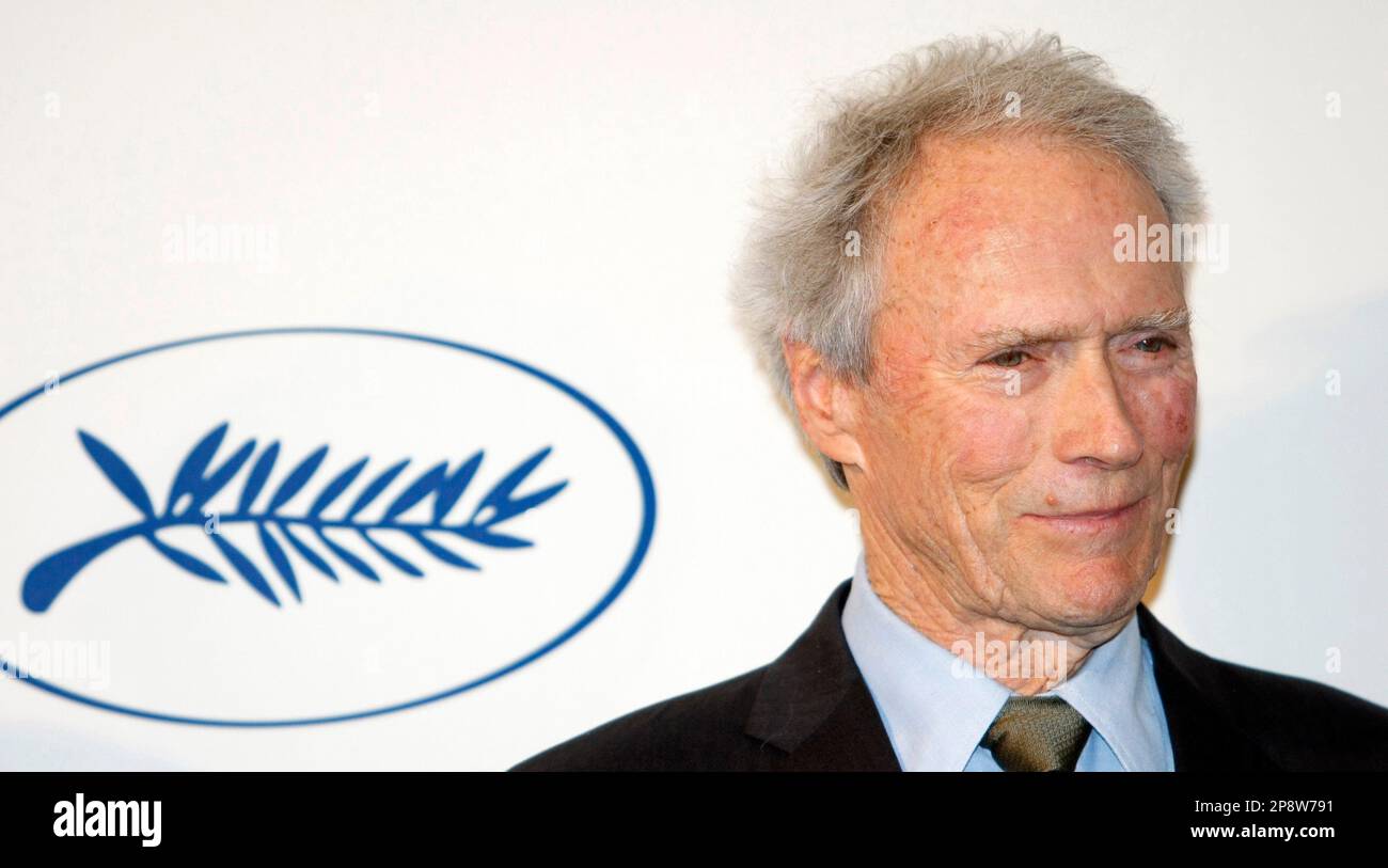 US actor Clint Eastwood, seen, after being awarded with the Cannes Film ...