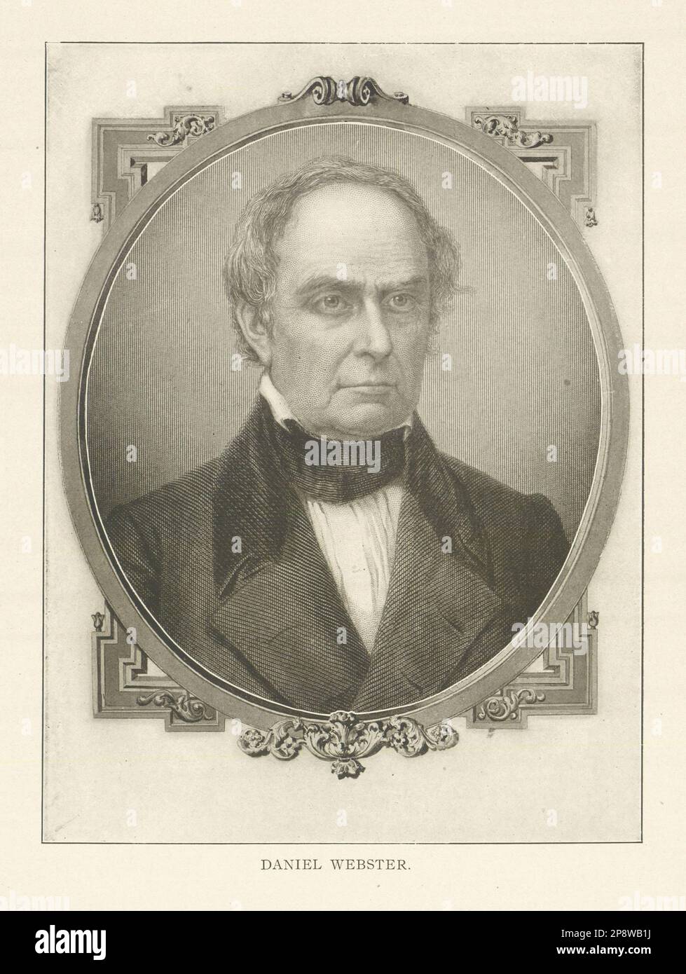 Daniel Webster. Politics 1907 old antique vintage print picture Stock Photo - Alamy