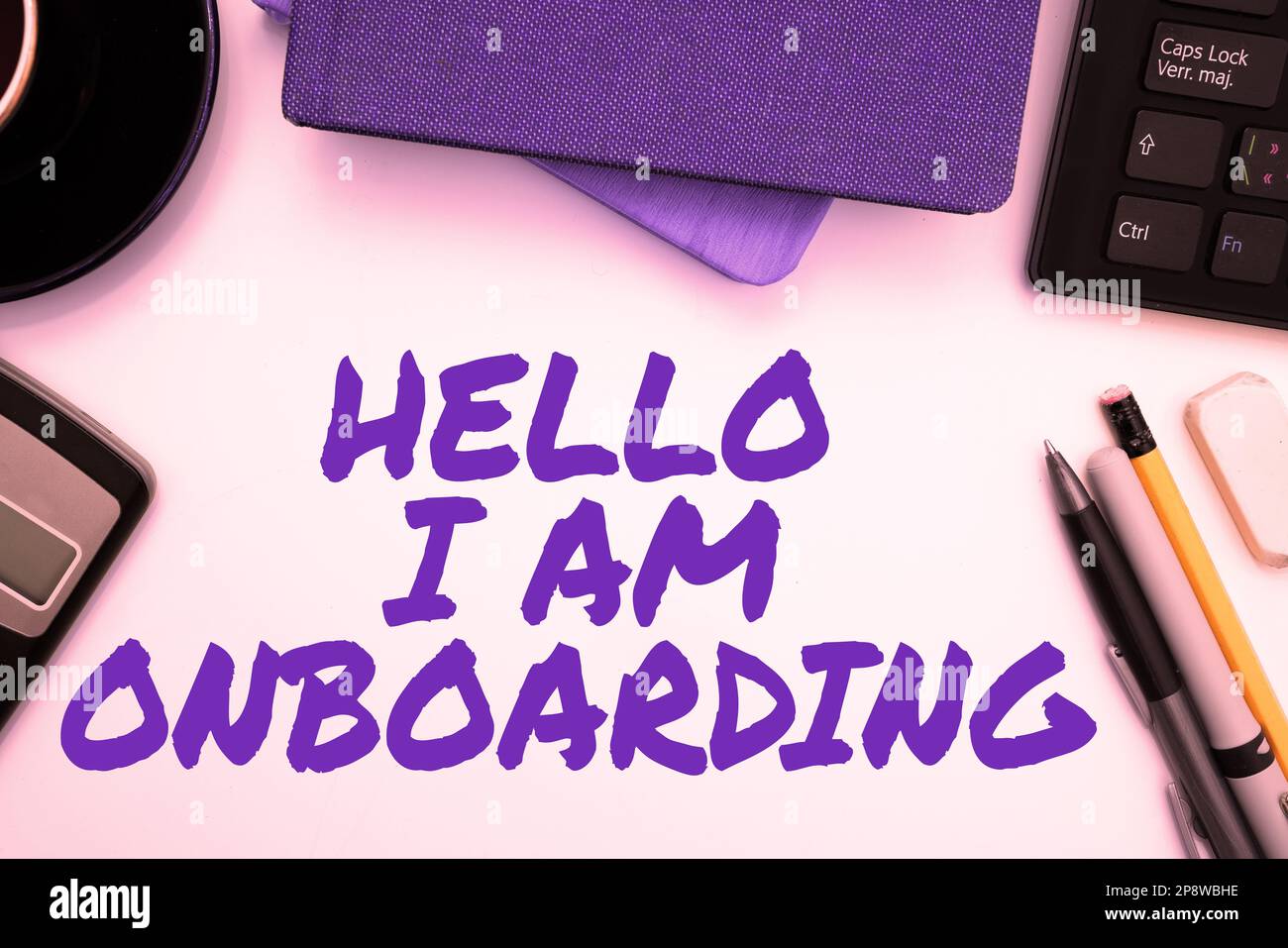 Hand writing sign Hello I Am Onboarding. Business idea Action Process of integrating a new ...