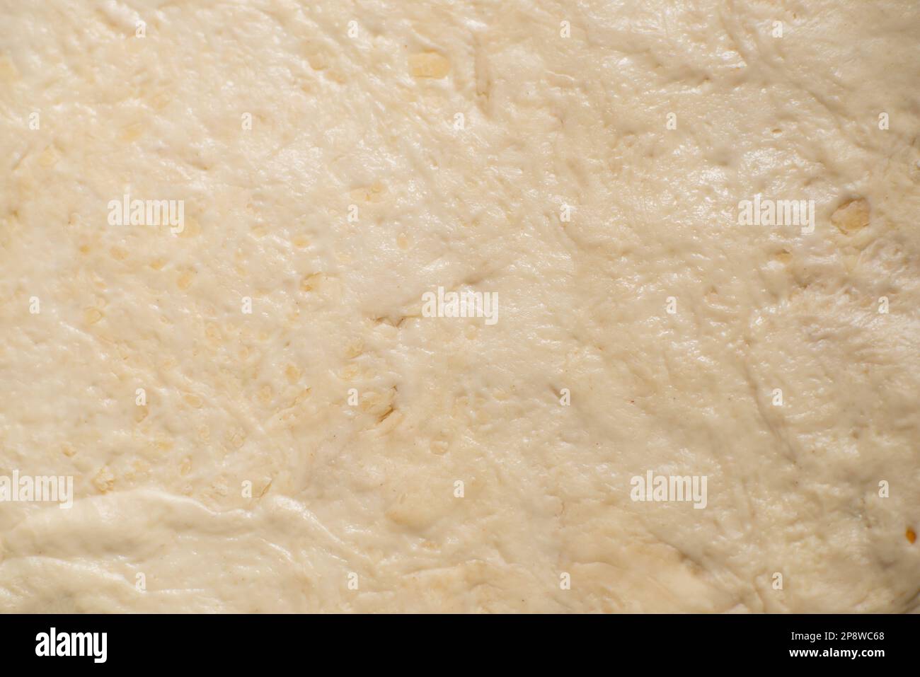 Texture of coarse flour dough. Bread dough background Stock Photo - Alamy