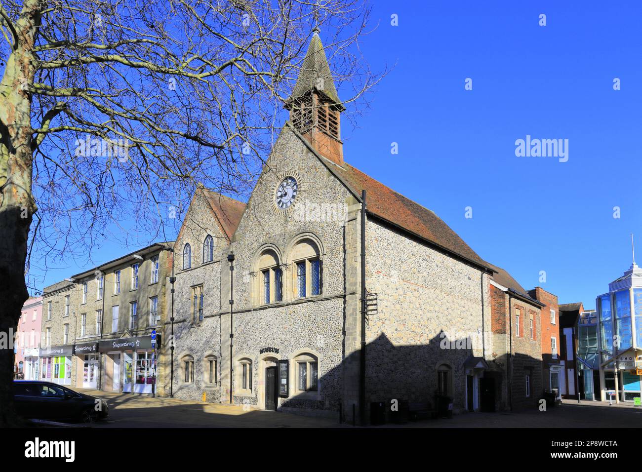 The Moyses Hall museum, Bury St Edmunds City, Suffolk, England, UK ...