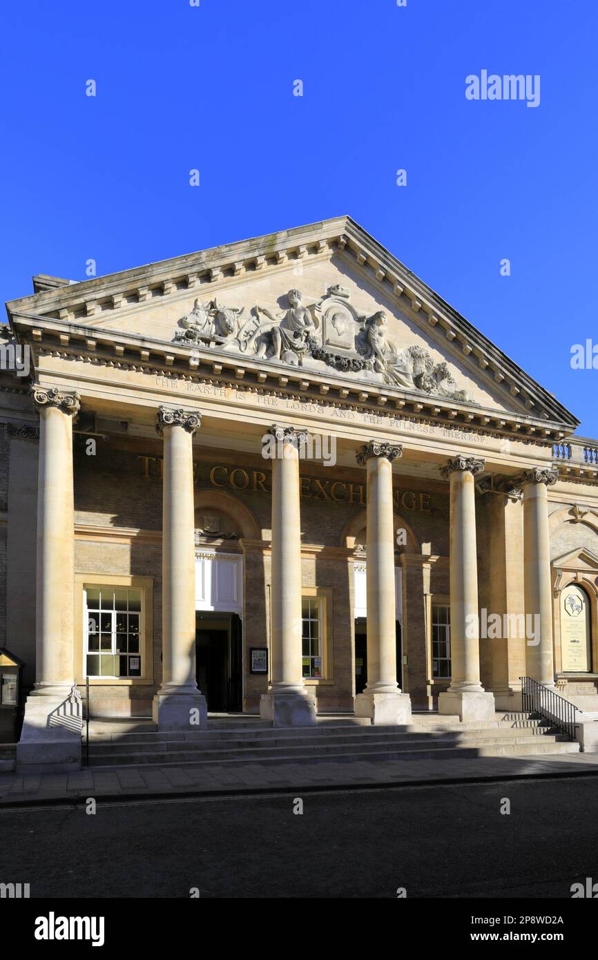 The Corn Exchange building, now a Weatherspoons pub, Bury St Edmunds ...