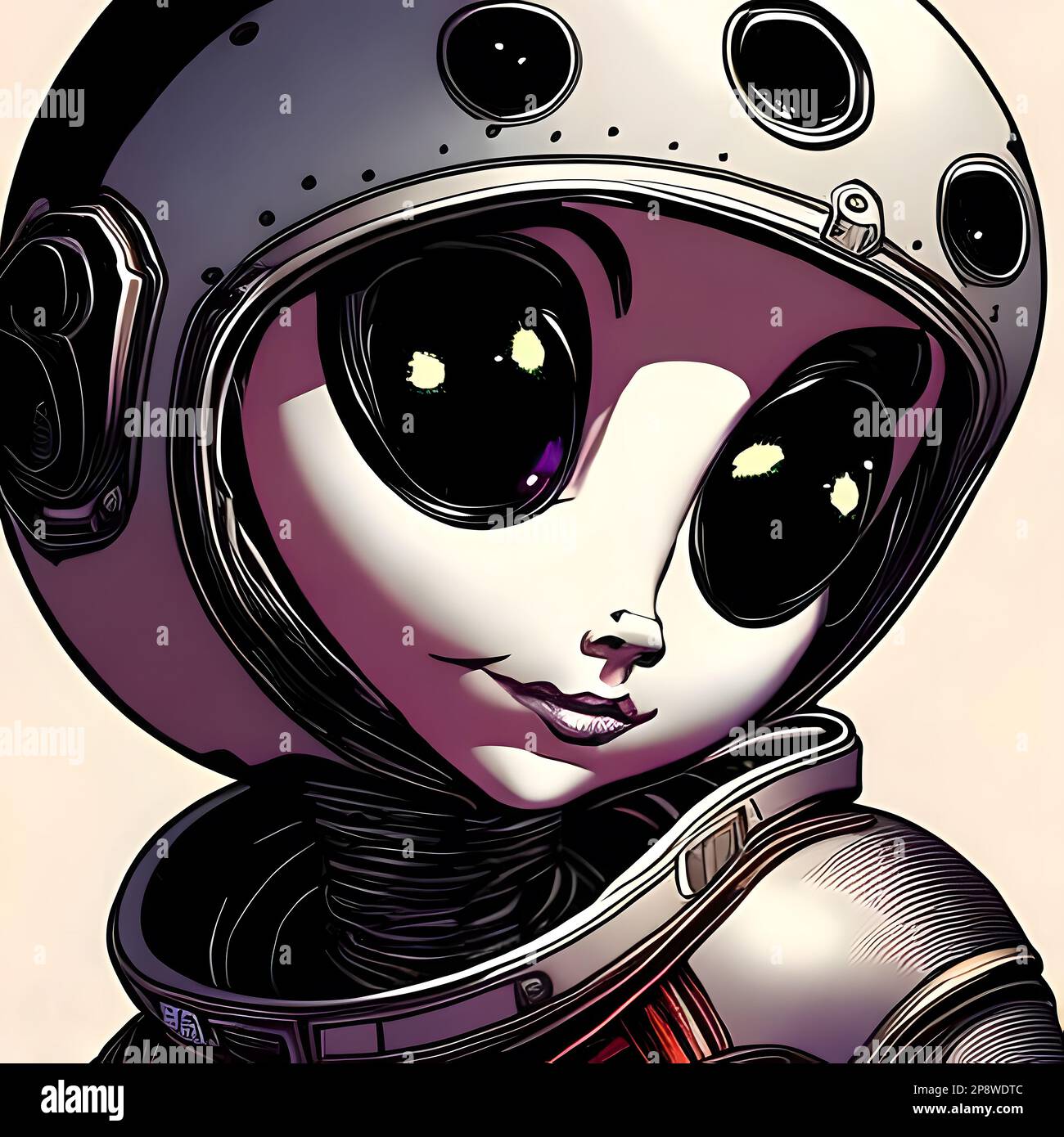 Cartoon alien girl book hi-res stock photography and images - Alamy