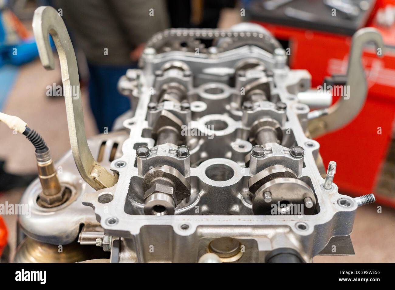 Interior view of disassembled car engine Stock Photo - Alamy