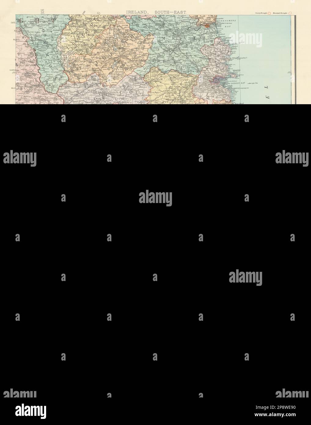 Map of dublin 1904 hi-res stock photography and images - Alamy