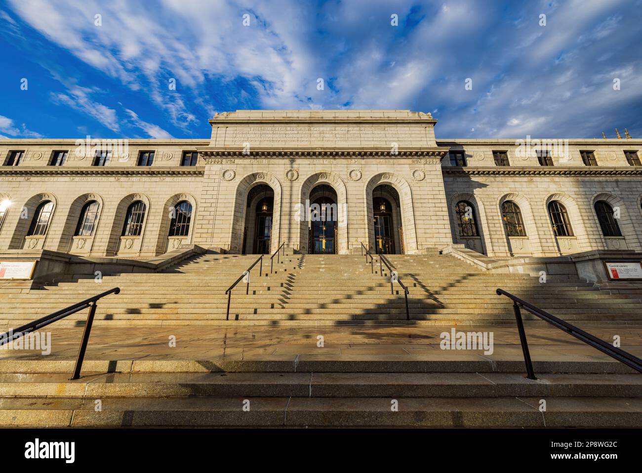 Exterior view of the St. Louis Public Library - Central Library at ...