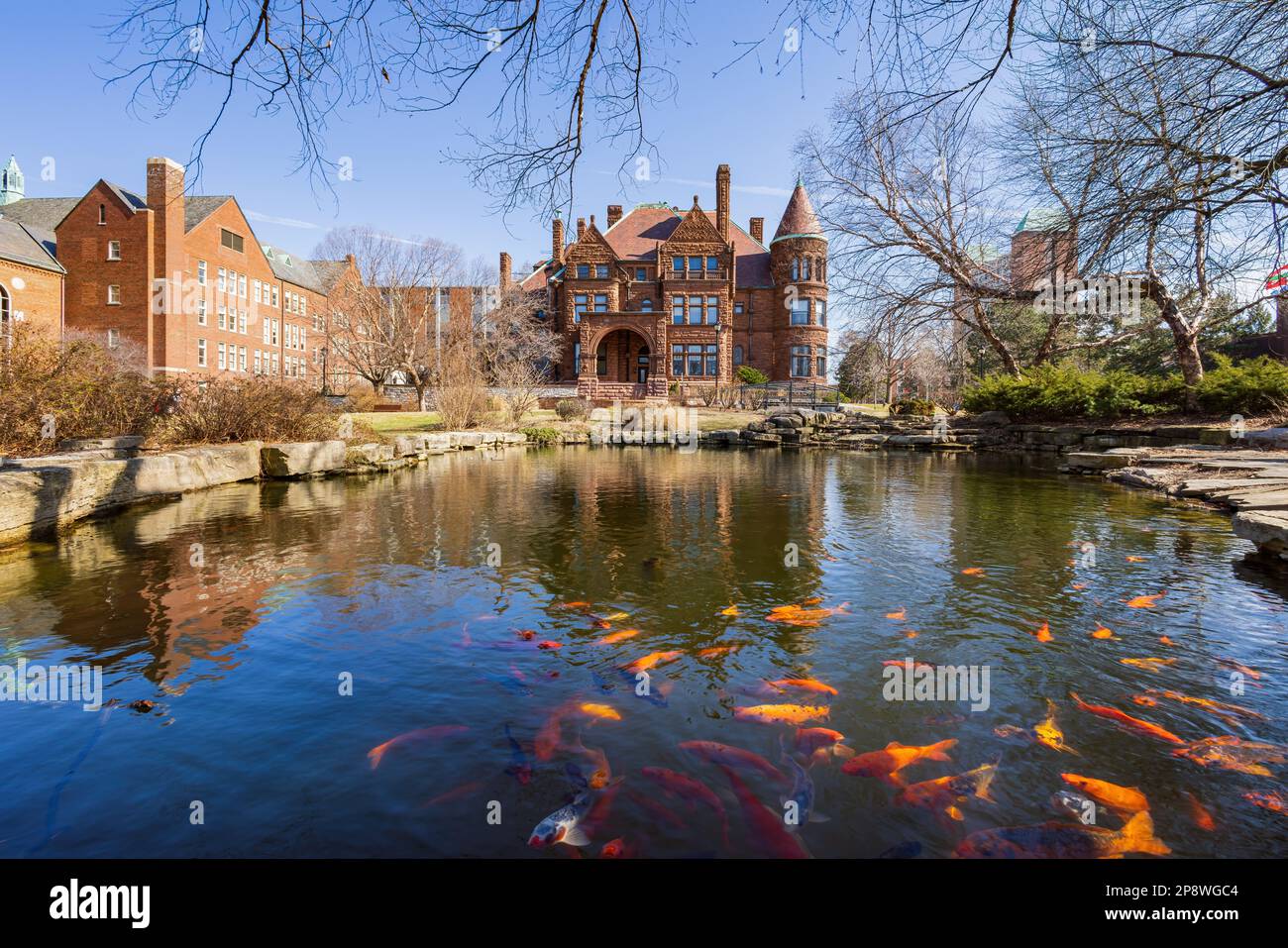 Sunny view of the Samuel Cupples House of Saint Louis University at St ...