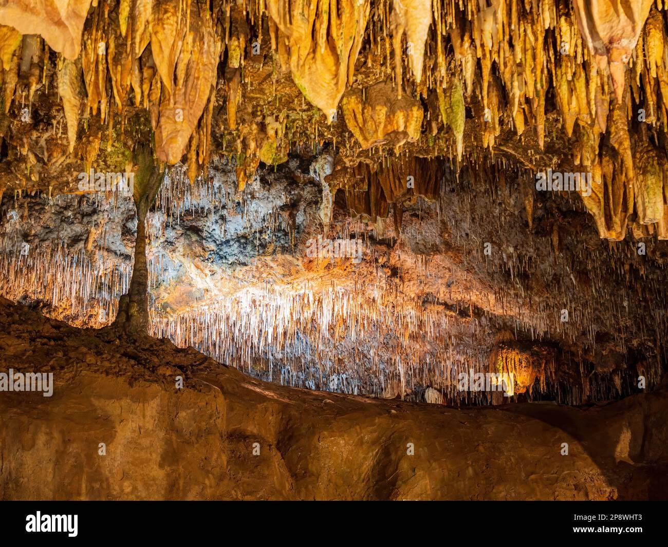 Interior view of the Meramec Caverns at Missouri Stock Photo - Alamy