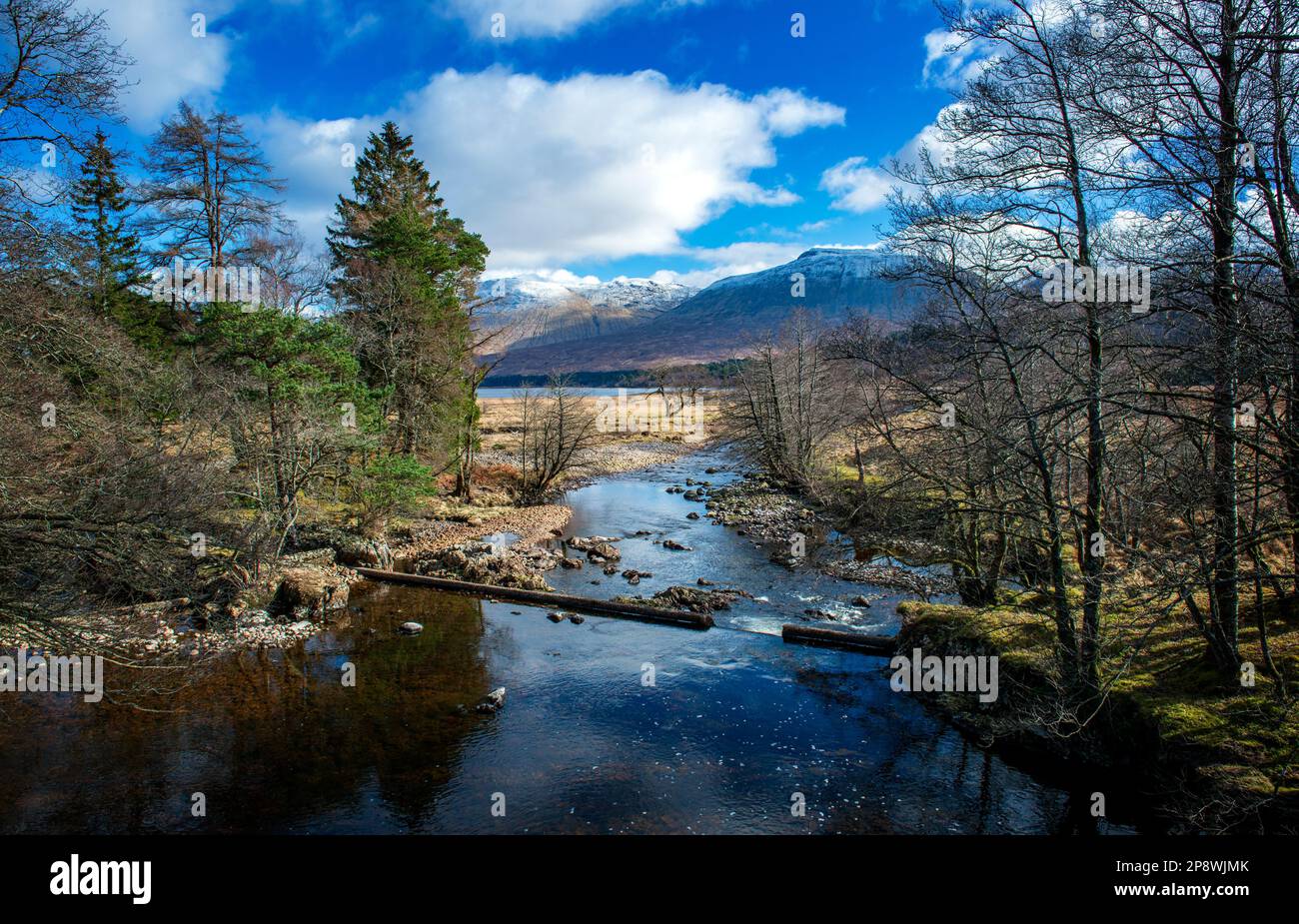 Abhainn Shira flows under the Victoria Bridge (also known as Linne nam ...