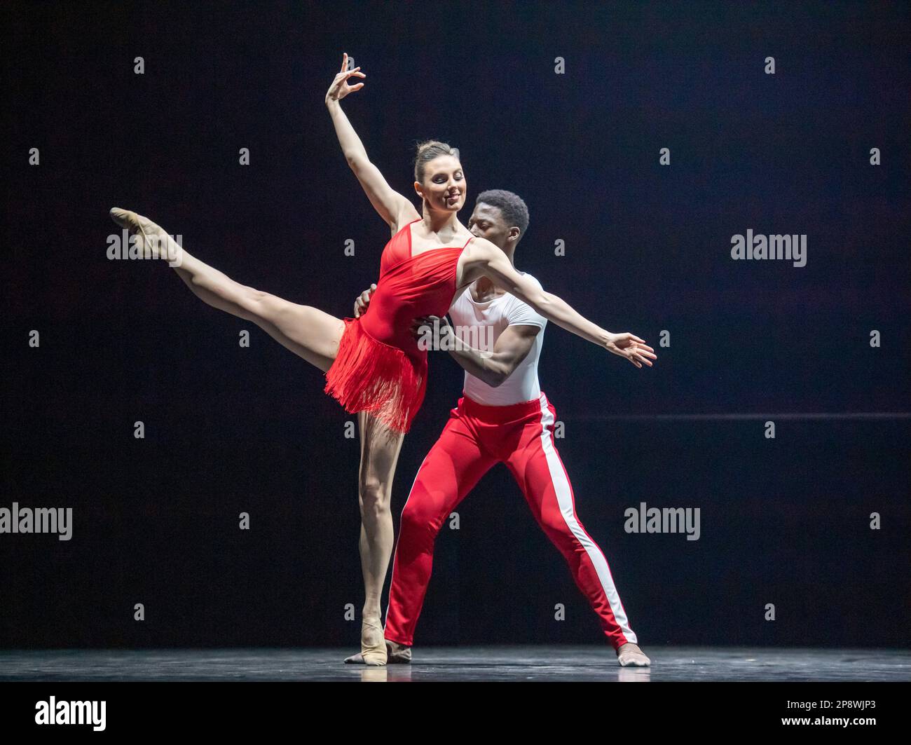 Sadlers Wells Theatre, London, UK. 9 March 2023. Dress rehearsal ...
