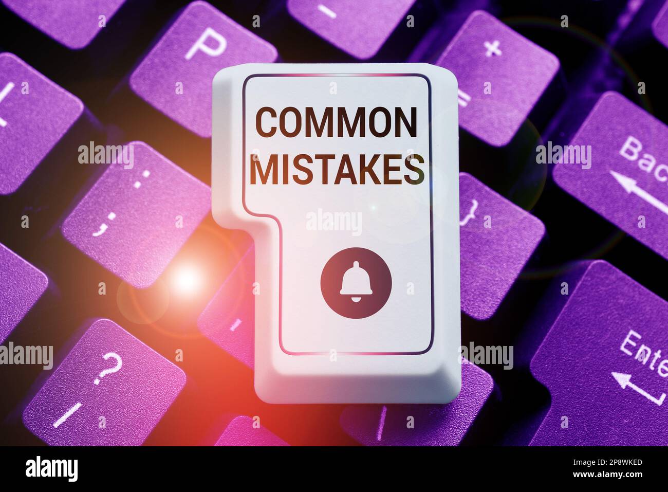 Sign displaying Common Mistakes. Business overview actions that are ...