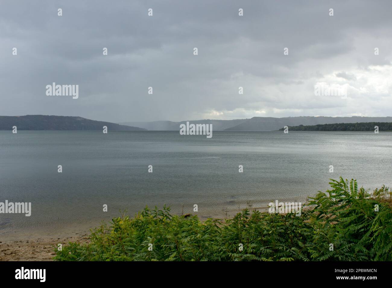 Beautiful landscape in Bakota Bay,submerged Bakota village Stock Photo ...