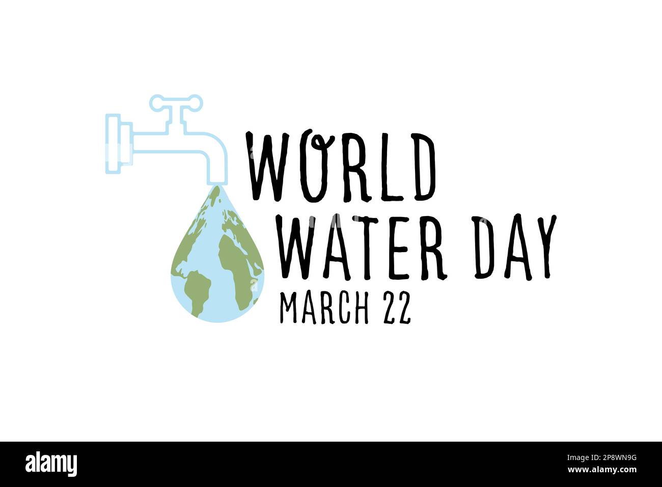 World Water Day Campaign Poster Global Water Consumption Awareness