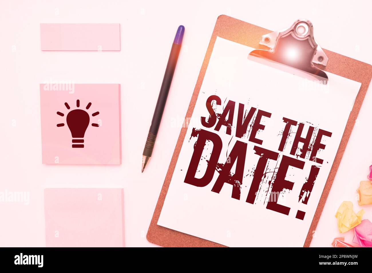 Text showing inspiration Save The Date. Word for Remembering the schedule Mark the calendar ...