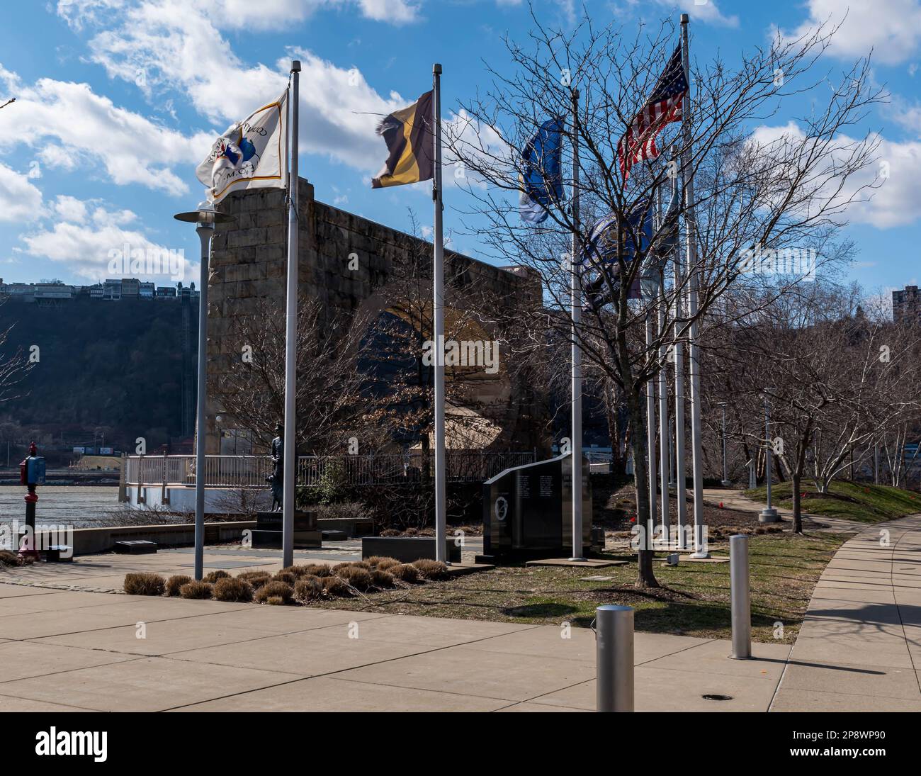 The Allegheny County Police Memorial on the north side of the city next ...