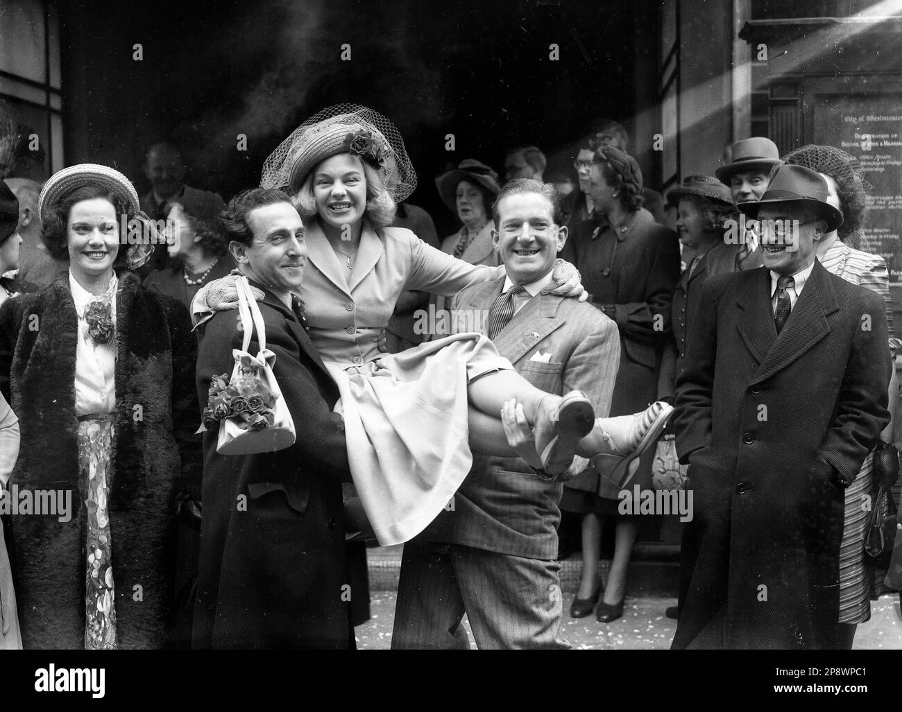 Actor comedian Ted Ray at celebrity wedding in London Stock Photo - Alamy