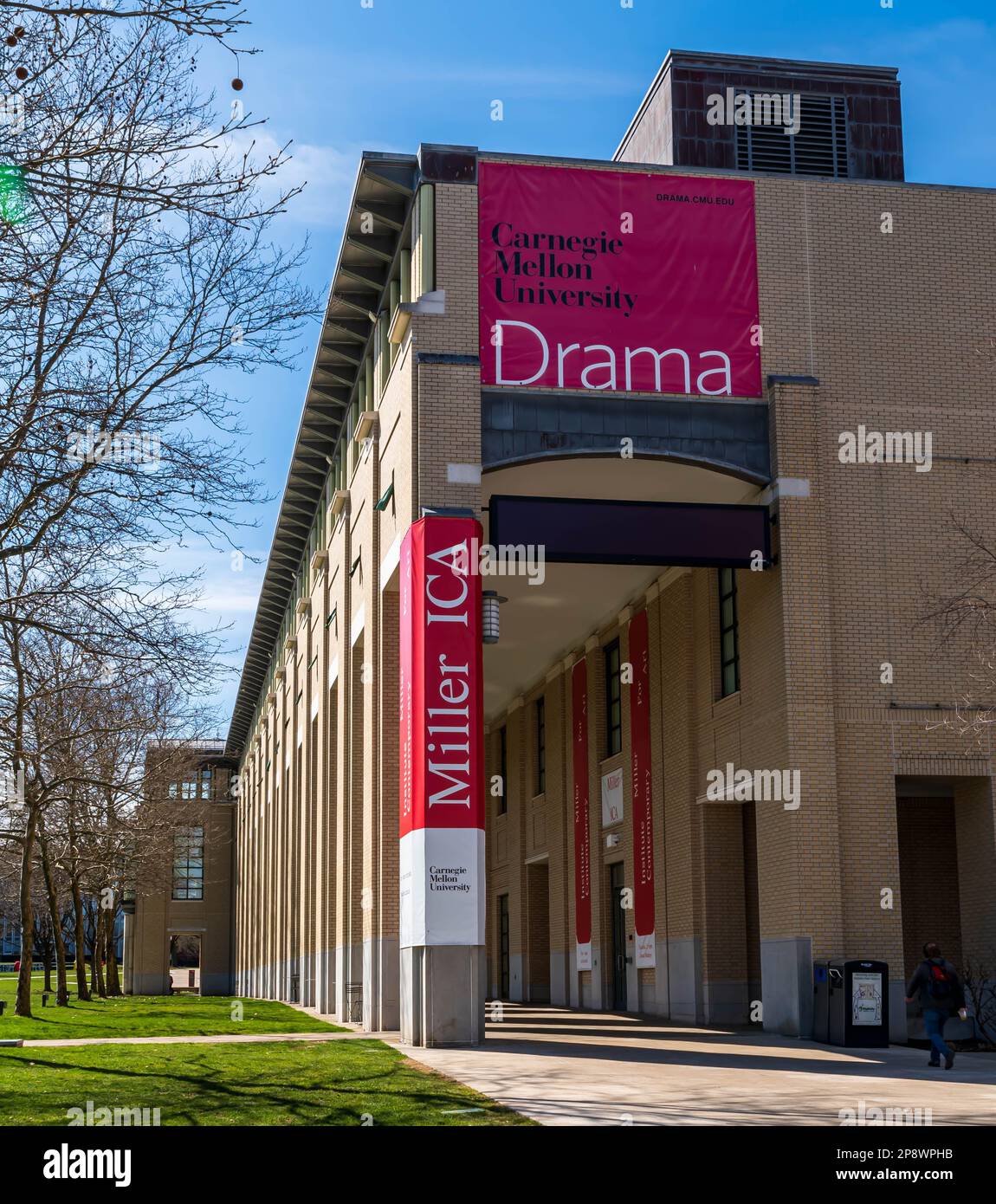 The School of Drama building on the Carnegie Mellon University campus ...