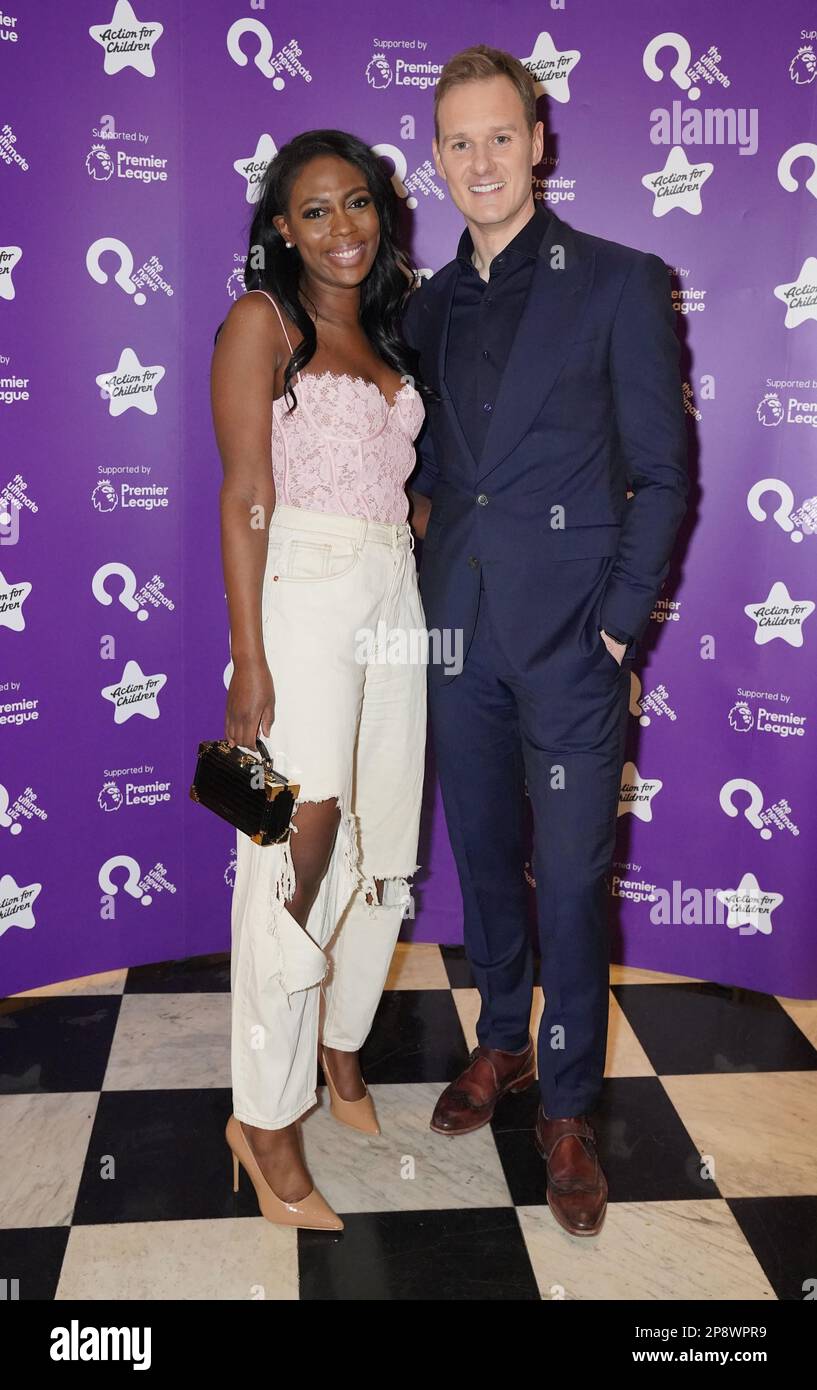 Claudia-Liza Vanderpuije and Dan Walker arrive for the Ultimate News ...