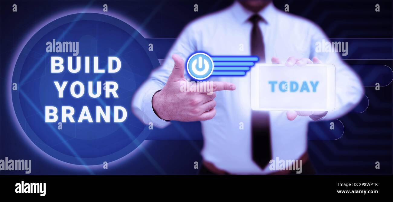 Conceptual display Build Your Brand. Business idea Make a commercial ... Conceptual display Build Your Brand. Business idea Make a commercial ...