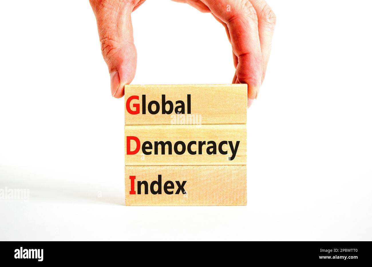 GDI global democracy index symbol. Concept words GDI global democracy ...
