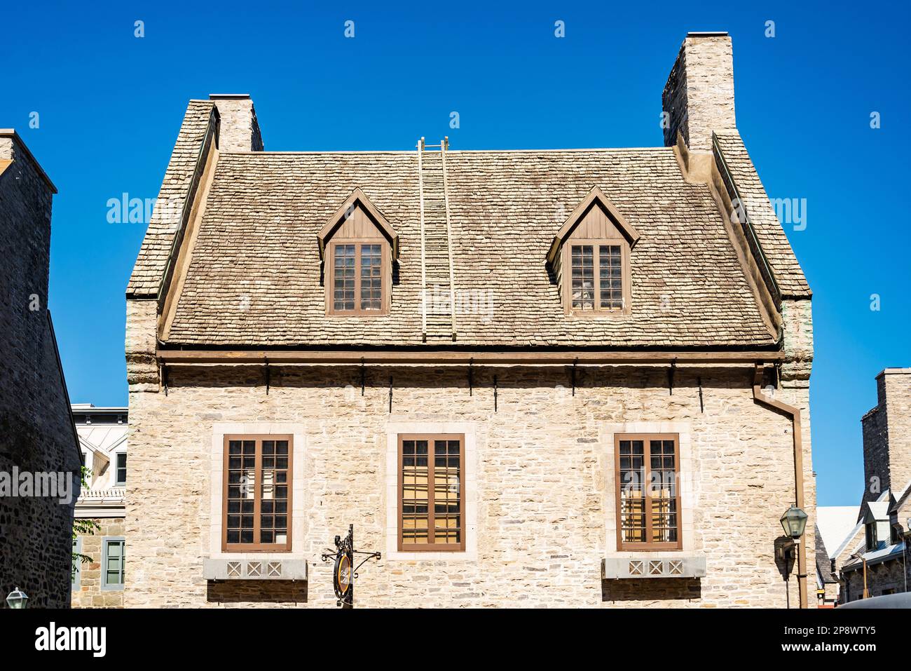 Old coloured buildings in Quebec City, Canada Stock Photo - Alamy