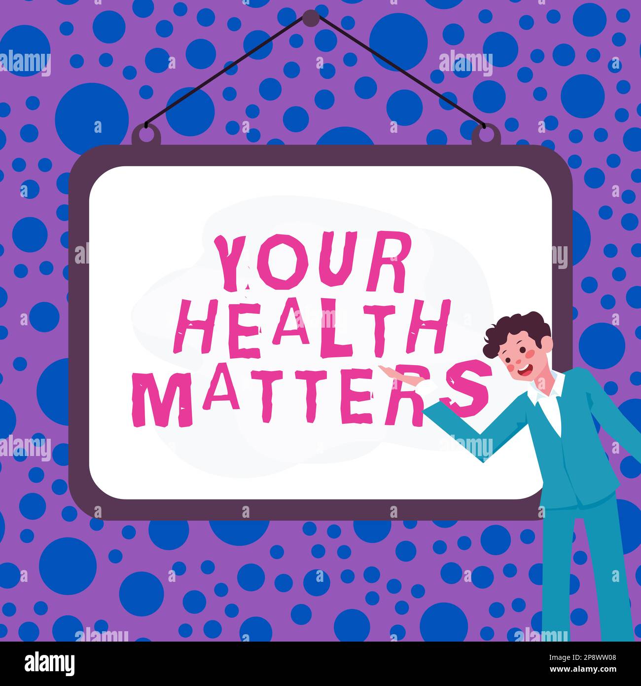 Hand writing sign Your Health Matters. Concept meaning good health is ...