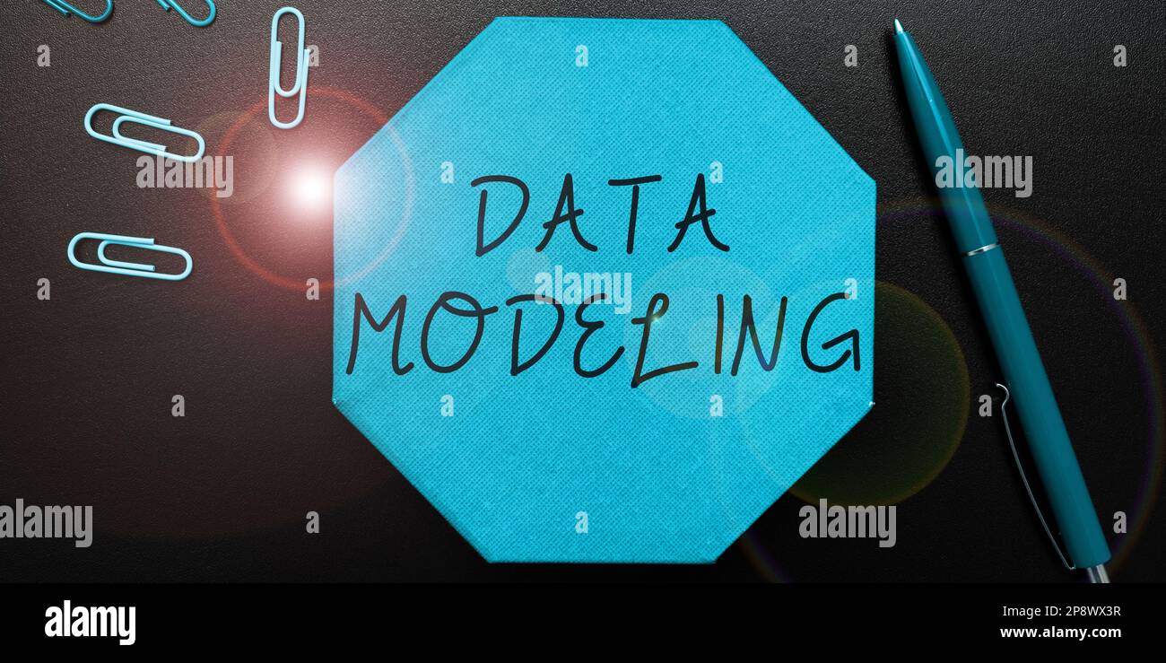 Inspiration showing sign Data Modeling. Word for process of transferring data between data ...